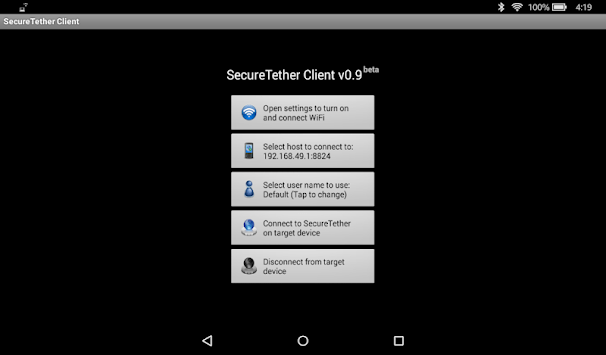 Download SecureTether Client - Android WiFi tethering for PC / Windows ...